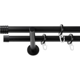 Gardinenstange SN DECO GROUP, L:440cm &Oslash;:19mmschwarz, Gardinenstangen