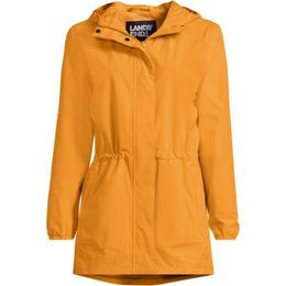 LANDS' END Wasserdichte Regenjacke SQUALL mit Packfach f&uuml;r Damen, Damen, size: regular, Orange, Polyester, by Lands' End