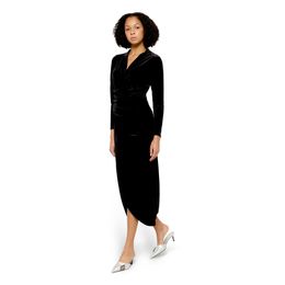Vera Mont Damen Abendkleid "Damen mit V-Ausschnitt", schwarz, Gr. 38, Samt, Obermaterial: 90% Polyester, 10% Elasthan. Futter: 100% Polyester, Kleider
