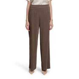 Betty Barclay Damen Marlene-Hose "Damen im Glitzer-Look", braun, Gr. 36, Obermaterial: 90% Polyester, 5% Polyester, 5% Elasthan, Hosen