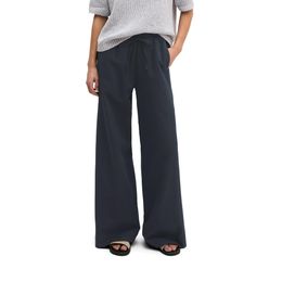 Marc O'Polo MARC O'POLO Damen Chinohose "aus Bio-Baumwolle-TENCEL Lyocell-Leinen-Mix", schwarz, Gr. 32, unifarben, Twill, Obermaterial: 54% Baumwolle, 23%