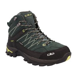 CMP Herren Wanderschuh "RIGEL MID WP TREKKING SHOES", Gr. 41, gr&uuml;n, Leder, Schuhe, wasserdicht