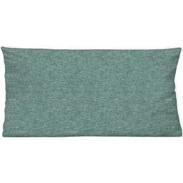 Kissenbezug Biberna, B:40cm L:80cm, braun, Flanell, Obermaterial: 100% Baumwolle, Outdoor, Kissenbez&uuml;ge, "HERMAL Melange Flanell uni, mit
