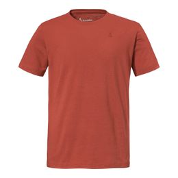 Sch&ouml;ffel SCH&Ouml;FFEL Herren T-Shirt "T Shirt Hohberg M"schwarz crabapple, Gr. 50, Obermaterial: 60% Baumwolle, 40% Polyester, Shirts, mit Rundhalsausschnitt,