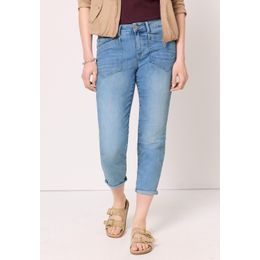 Damen Loose-fit-Jeanslight blau washed, Gr. 32, STREET ONE STUDIO, unifarben, Jeans, 63% Baumwolle, 25% Polyester, 10% Viskose, 2% Elasthan, Jeans,