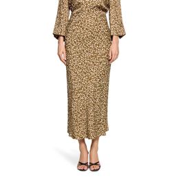 Betty Barclay Damen Maxirock "Damen mit Leoprint", braun, Gr. 42, Satin, Obermaterial: 100% Viskose, R&ouml;cke