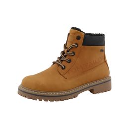 Tom Tailor M&auml;dchen Winterboots, Gr. 31, bunt, Lederimitat, Textil, Schuhe, mit weich abgepolstertem Schaftrand