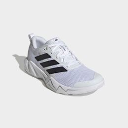 Damen Trainingsschuh "RAPIDMOVE GO", adidas Performance, Gr. 40,5, schwarz-wei&szlig;, Textil, Schuhe, ideal f&uuml;r Gym und Fitnessstudio