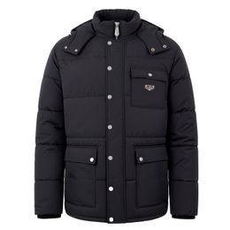 Philipp Plein Herren Winterjacke "Gothic Plein", schwarz, Gr. S, Obermaterial: 100% Polyester. Futter: 100% Polyester. F&uuml;llung: 100% Polyester, Jacken