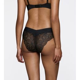 Triumph Damen Slip "Body Make-Up Illusion Lace", Gr. 40, schwarz, Microtouch, Obermaterial: 80% Polyamid, 20% Elasthan. Spitze: 92% Polyamid, 8%