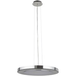 Searchlight LED-H&auml;ngeleuchte "H&auml;ngeleuchte Lexi, 1-flammig", 1, &Oslash; 50cm H: 4cm, 1 Stk., silber, Leuchten, Minimalistisches Ambiente