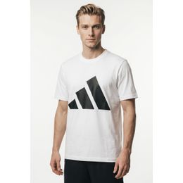 Herren T-Shirt "ESSENTIALS BIG LOGO", schwarz-wei&szlig;, Gr. XXXL, adidas Sportswear, Obermaterial: 100% Baumwolle, Shirts, klassische Silhouette, mit