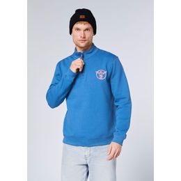 Chiemsee Herren Sweatshirt, blau, Gr. XL, 88% Baumwolle, 12% Polyester, Sweatshirts