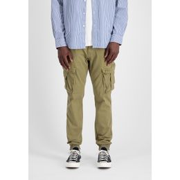Herren Cargohose "Spy Pant", gr&uuml;n, Gr. 32, Alpha Industries, Obermaterial: 98% Baumwolle, 2% Elastan. Futter: 100% Baumwolle, Hosen