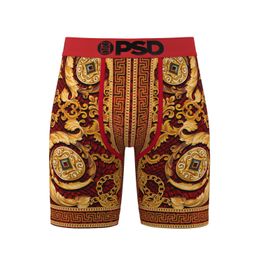 PSD Herren Boxershorts "REGAL SNAKE. Herren", Gr. M, rot, 88% Polyester, 12% Elasthan, Unterhosen