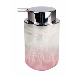 Seifenspender Kleine Wolke, rosa, Polyresin (Kunststein), Badezimmer, Dosierspender, "Fairy", 0,35 Liter Inhalt