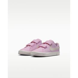 Nike Sportswear M&auml;dchen Sneaker "TENNIS ESSENTIAL SDE (PS)", Gr. 33, rosa, Synthetik, Schuhe, f&uuml;r Kinder