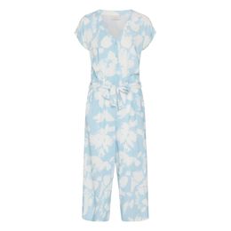 Kaffe Jumpsuit 'KAMira' Damen Gr&ouml;&szlig;e XXXL beige / himmelblau