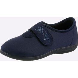 Waldl&auml;ufer WALDL&Auml;UFER Damen Hausschuh, Gr. 38, blau, Textil, Schuhe