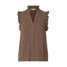 Selected Blouse 'SLFViva' female size L Dark brown