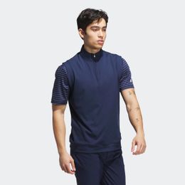 Herren Funktionsweste "ULT CLS QZ VST", blau, Gr. S, adidas Performance, Obermaterial: 79% Polyester, 21% Elasthan, Westen, f&uuml;r Golf, mit