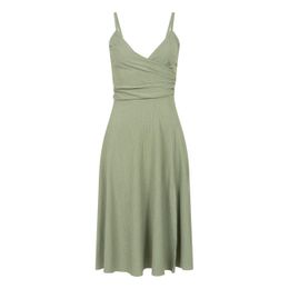 CLOUD 5IVE Damen A-Linien-Kleid "CLOUD 5IVE Wrap Dress", gr&uuml;n, Gr. M, unifarben, 95% Polyester, 5% Elasthan, Kleider