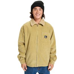 Quiksilver Herren Bomberjacke "Dna Sherpa Harrington", beige, Gr. XL, Obermaterial: 100% Polyester., Jacken