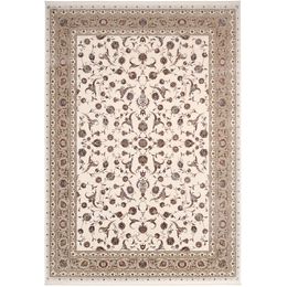 Teppich, B:120cm H:7mm L:180cm, beige, OCI DIE TEPPICHMARKE, Polyacryl, Wohnzimmer, Teppiche, "MYSTIC HERITAGE", florale Muster in 3D-Optik, Bord&uuml;re,