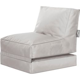 Sitzsack MAGMA HEIMTEX, B:90cm H:80cm, grau, Bezug: 100% Polyester, Kinderzimmer, Sitzs&auml;cke, "Twist SCUBA"
