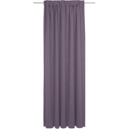 Vorhang Adam, B:142cm H:145cm, lila, Baumwolle (Bio-Baumwolle), Wohnzimmer, Gardinen, "Uni Collection, Made in Germany", Blickdichter aus 100%