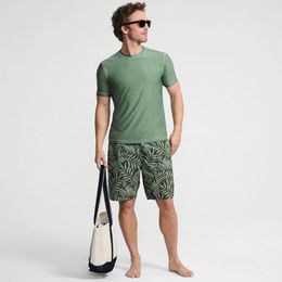 LANDS' END Badeshorts mit Hydroliner f&uuml;r Herren, 23 cm, Herren, size: regular, Gr&uuml;n, by Lands' End