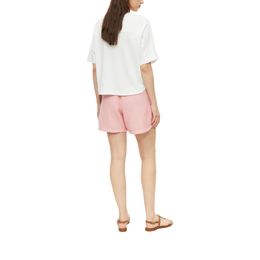 s.Oliver Damen Relaxshorts, rosa, Gr. 38, gestreift, Web, Obermaterial: 100% Baumwolle, Hosen, Gestreifte Sommershort aus reiner Baumwolle
