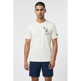 Herren T-Shirt "EARTH DAY PADEL, GRAFIK", wei&szlig;, Gr. XXL, adidas Sportswear, Obermaterial: 100% Baumwolle, Shirts, mit Print, sportlicher Stil, aus