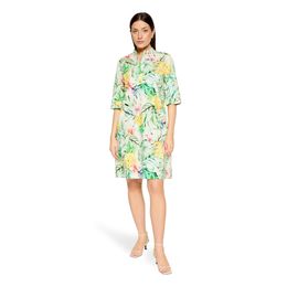 Vera Mont Damen Hemdblusenkleid "Damen mit Taschen"gr&uuml;n, nature, Gr. 42, Obermaterial: 97% Baumwolle, 3% Elasthan, Kleider