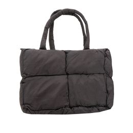 Zwillingsherz Damen Tragetasche ""Uni"", grau, Web, Kunstfaser, unifarben, Taschen, ger&auml;umig, leichtes Material