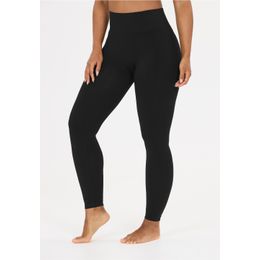 ENDURANCE ATHLECIA ATHLECIA Damen Funktionstights "Nagar V4", schwarz, Gr. L, unifarben, 1% Polyester, 11% Elasthan, 88% Polyamid, Hosen, mit nahtlosem Design