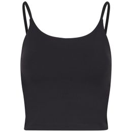 Urban Classics Damen Sport-BH "Urban Classics Ladies Sports Top adjustable", schwarz, Gr. L, 80% Nylon, 20% Elasthan, Shirts