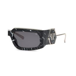 Philipp Plein Jungen Sonnenbrille "Sonnenbrille", schwarz-wei&szlig;, Sonnenbrillen