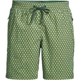 LANDS' END Badeshorts mit Hydroliner f&uuml;r Herren, 18 cm, Herren, size: regular, Gr&uuml;n, by Lands' End