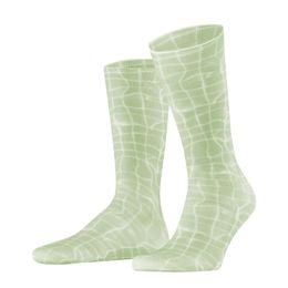Burlington Damen Socken "Poolside", Gr. 40, gr&uuml;n, Obermaterial: 90% Baumwolle CO. 8% Polyamid PA. 2% Elasthan EL., glatt, Socken