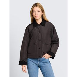 Damen Blousoncoal mine grau, Gr. XL, Tom Tailor Denim, unifarben, Web, Obermaterial: 100% Polyester. Futter: 100% Polyester, Jacken, &Auml;rmel mit