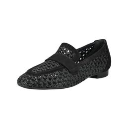 Paul Green Damen Slipper "Paul Green Slipper Nubukleder", Gr. 39, schwarz, Nubukleder, Schuhe