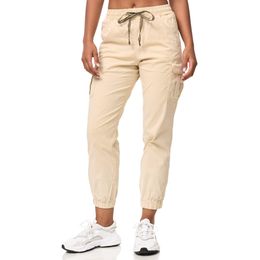 Tazzio Cargohose 'F600' Damen Gr&ouml;&szlig;e 34 beige