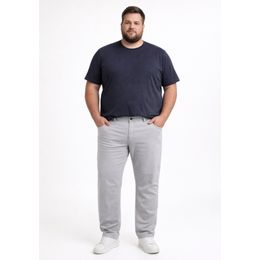 Herren 5-Pocket-Hose "Gro&szlig;e Gr&ouml;&szlig;en", grau, Gr. 30, MAN'S WORLD PLUS, unifarben, Web, Obermaterial: 98% Baumwolle, 2% Elasthan, Hosen, Angebot: in