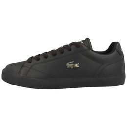 Lacoste Damen Sneaker "Lacoste LEROND SET 225 2 Sneaker low Damen, Herren Schuhe", Gr. 46dunkelblau, Glattleder, Synthetik, Schuhe, Ziern&auml;hte