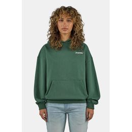Pegador Damen Kapuzensweatshirt "Miravet Oversized Hoodie", gr&uuml;n, Gr. XS, bedruckt, Sweatware, Obermaterial: 80% Baumwolle, 20% Polyester,