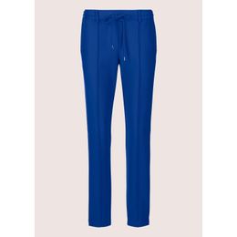 Madeleine Mode MADELEINE Damen Stoffhose "Jogpants Stretchhose mit Tunnelzug", blau, Modern, Gr. 18, Obermaterial: 95% Polyamid PA. 5% Elasthan EL., Hosen,