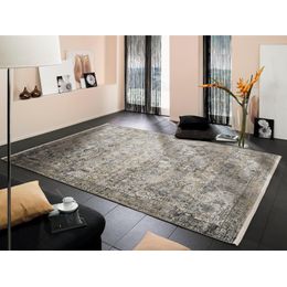 Teppich, B:200cm H:8mm L:250cm, grau, OCI DIE TEPPICHMARKE, Viskose, Wohnzimmer, Teppiche, "BESTSELLER TADI, auch als L&auml;ufer und in Rund", Glanz