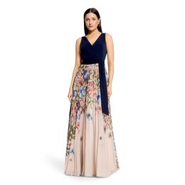 Vera Mont Damen Abendkleid "Damen mit Plissee", bunt, Gr. 40, Obermaterial: 100% Polyester. Futter: 100% Polyester, Kleider