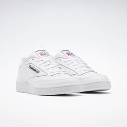 Reebok CLASSIC Herren Sneaker "Club C 85", Gr. 39, wei&szlig;, Leder, Schuhe